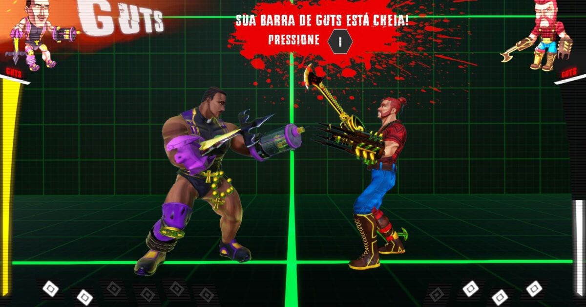 Analise l GUTS é um game onde apenas o desmembramento te conduzirá a ...
