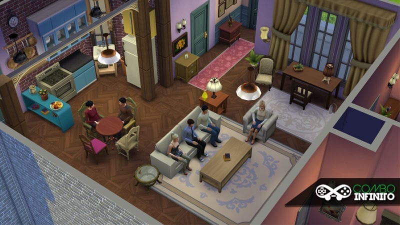 Veja imagens dos cenários de Friends recriados em The Sims 4 - Página 7 ...