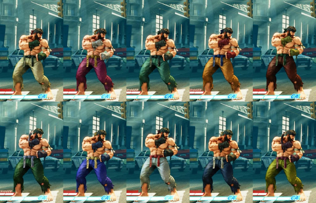 Cores de roupas customizadas em Street Fighter V são reveladas - Combo ...