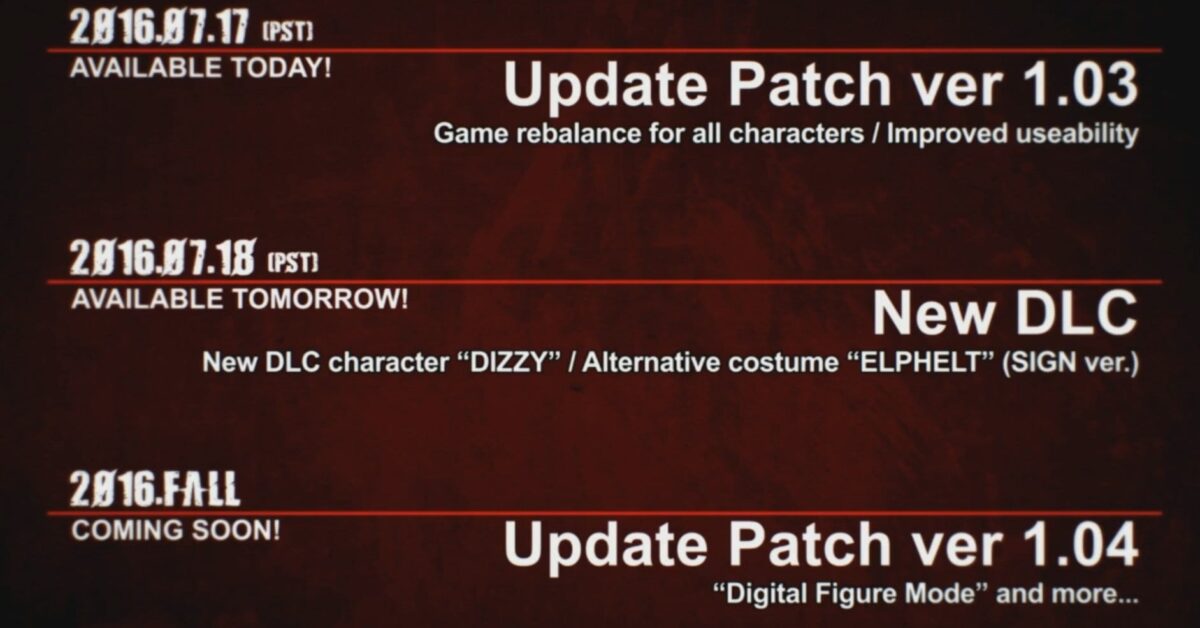 Guilty Gear Xrd -REVELATOR-: Dizzy chega de graça por tempo limitado ...