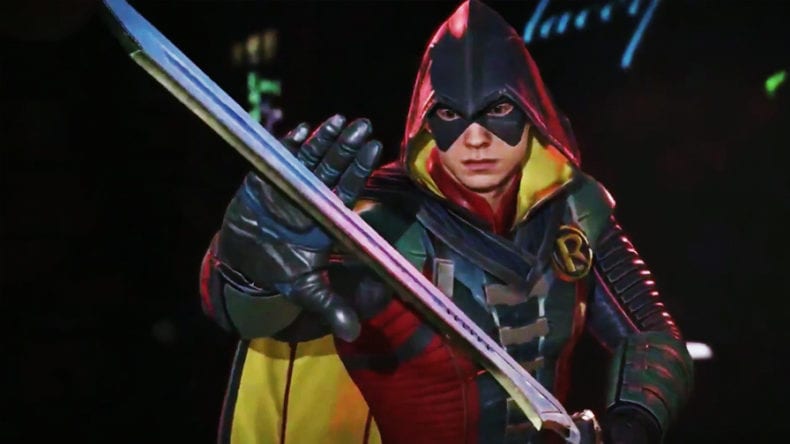 Injustice 2: Robin chega 'fatiando tudo' em novo trailer - Combo Infinito