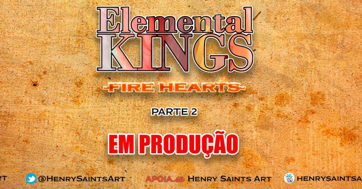 Elemental Kings é um Mangá promissor feito por um brasileiro super ...