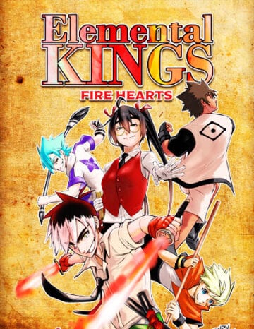 Elemental Kings é um Mangá promissor feito por um brasileiro super ...