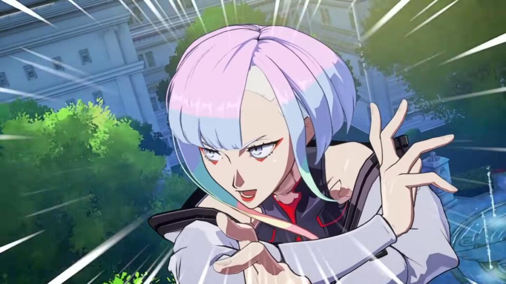 Lucy de Cyberpunk: Edgerunner chega com tudo em Guilty Gear Strive